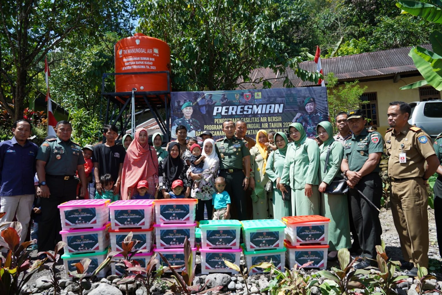 Pangdam XIV/Hsn Massifkan Tujuh Perintah Harian Kasad : 36 Titik Sumur Bor di Wilayah Teritorial ...